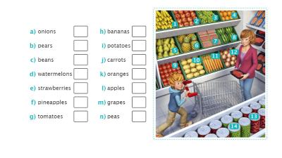 Ex.2 - Counting fruits and vegetables