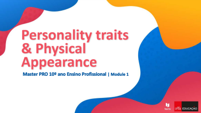 Personality traits & Physical Appearance